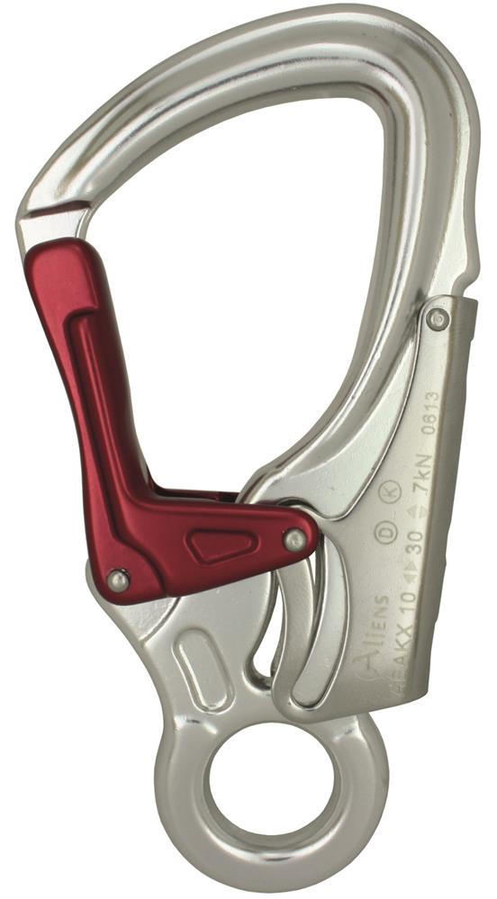 ALIENS - Alu Einhandkarabiner SNAP HOOK DOUBLE LOCKING - Seilpraktiker ...